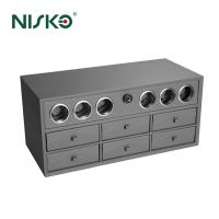 China H419-C Automatic Watch Winder with Leather Organizer Box - 6 Watch Capacity, 760-860mm Width, DC12V Power for sale
