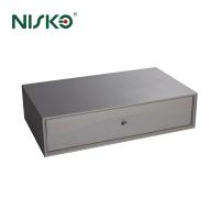 China Pull-Out Safe Box Organizer with Fingerprint Lock - 760×445×192mm Steel Drawer for Wardrobe Security for sale