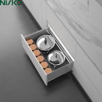China Multipurpose Pull Out Drawer Shelves Spices Seasoning Bottle Kitchen Storage Solution for sale