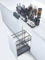 China Kitchen Pull Out Cabinet Cultery Organizer for Spice Wine Bottle Storage for sale
