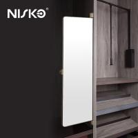 China Wardrobe Rotating Built-In Sliding Closet Mirror 900-1200×300mm with 360° Rotation for sale