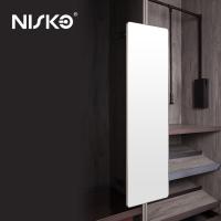 China Spinning Side Swing Door Dressing Mirror Pull Out for Wardrobe - 1000×350mm & 1100×350mm Sizes with 180° Rotation for sale