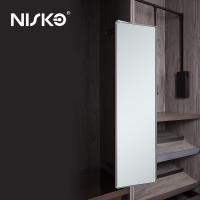 China 360° Pull-Out Wardrobe Rotating Dressing Mirror with Soft Close - 1000×350mm to 1200×350mm for sale