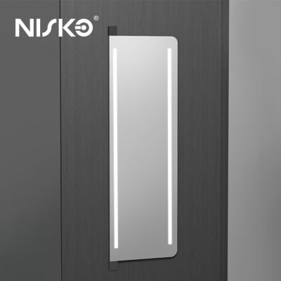 China 360° Rotating Electric Mirror Wardrobe System - 1000×300mm & 1200×300mm with LED Lighting & Remote Control for sale