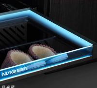 China Under Cabinet Pull-Out Shoe Organizer with 2 Shelves and LED Light - 495-795mm Width Options for sale