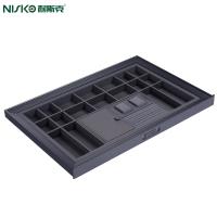 China Wardrobe Jewelry Drawer Organizer with 12-16 Compartments, 495-795mm Width Options & PU Leather Interior for sale
