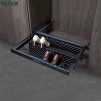 China Wardrobe Hidden Shoe Storage Rack Pull Out Drawer with Soft Close - 495×472×204mm to 795×472×204mm Sizes for sale