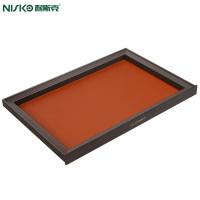 China Wardrobe Accessories Tray Pull Out Organizer with Leather or Glass Options - 495mm to 795mm Width for sale