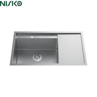 China 16 Gauge 304 Stainless Steel Undermount Kitchen Sink Double Bowl 30
