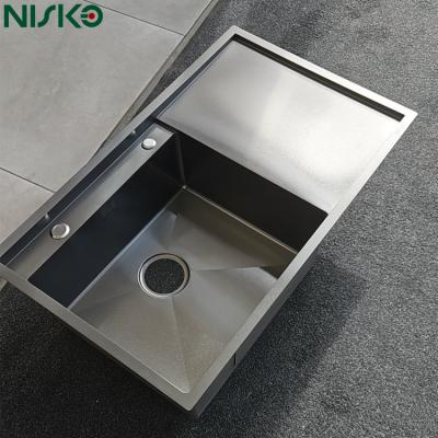 China 16 Gauge 304 Stainless Steel Undermount Kitchen Sink Double Bowl 30