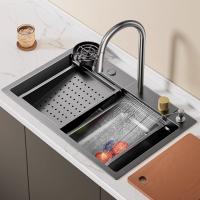 China 16 Gauge 304 Stainless Steel Double Bowl Kitchen Sink - 30