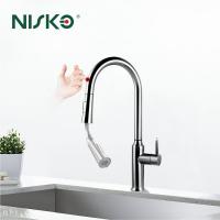 China Stainless Steel Touchless Kitchen Faucet with Sensor Technology - 1.5-1.8 GPM Flow Rate, 230mm Height for sale