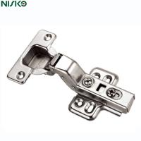 China A04 NISKO Clip On Soft Closing Cabinet Door Hinge 35mm Cup 110 Degree 3D Adjustable for sale