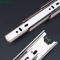 China Heavy Duty Ball Bearing Drawer Slides 45mm Width Soft Closing 250-600mm Length 45kg Load Capacity for sale