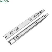 China SS304 Stainless Steel Ball Bearing Drawer Slide - 40kg Load Capacity, Full Extension, Soft Close Mechanism for sale