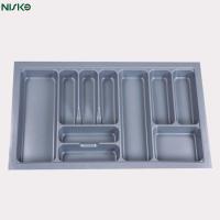 China NISKO Food-Grade Plastic Cutlery Tray Box with Modular Compartments - 390mm to 930mm Width Options for sale