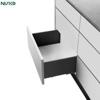 China Soft Close Metal Pull Out Drawer Sliding Box - 30kg Load Capacity, 270-550mm Depth Options for Kitchen Cabinets for sale