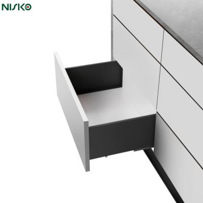 China Soft Close Metal Pull Out Drawer Sliding Box - 30kg Load Capacity, 270-550mm Depth Options for Kitchen Cabinets for sale