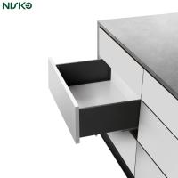 China Kitchen Soft Close Drawer Basket - Full Extension 30kg Capacity in 270-550mm Depths for sale