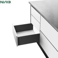 China Slim Soft Close Drawer Slide Box with 40-55kg Load Capacity - 68mm to 180mm Height Options for sale