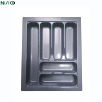 China 6-Compartment Plastic Cutlery Tray Organizer - 390x320mm & 480x420mm Sizes, BPA-Free Kitchen Utensil Storage for sale