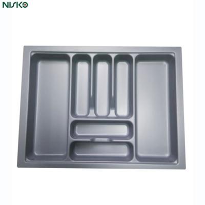 China Modular Cutlery Tray Storage Insert for Universal Tandem Box - 630-560mm Width, 50mm Height, Customizable Compartments for sale