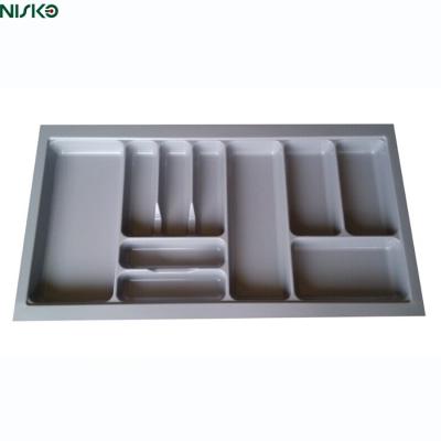 China Modular Cutlery Tray Organizer 830-790mm x 480-440mm x 50mm for Silverware Utensil Storage for sale