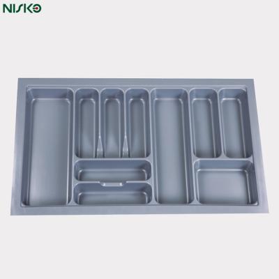 China Universal Cutlery Tray Storage Box - 930-790mm x 480-440mm x 50mm Kitchen Utensil Organizer for sale