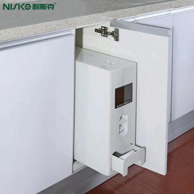 China Kitchen Rice Dispenser 10/15KG Capacity Airtight Storage Bin 210x425x475mm Steel ABS Construction for sale
