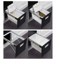 China 300mm Food Storage Rice Container with 16KG Capacity - Steel ABS PS Grain Storage Box for sale