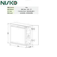China 300mm Food Storage Rice Container with 16KG Capacity - Steel ABS PS Grain Storage Box for sale