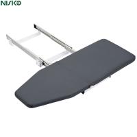 China Anti-Slip Foldable Ironing Board with 2.8 Inch Slim Profile and 5 Height Adjustments for Space-Saving Storage for sale