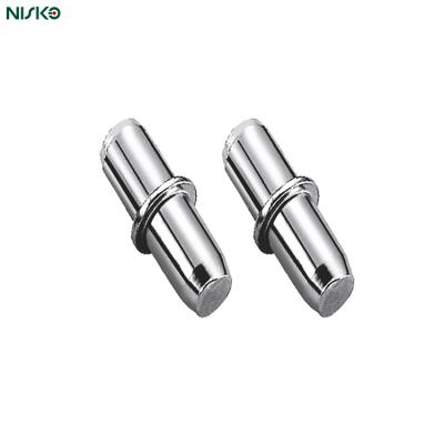 China Heavy Duty Stainless Steel Shelf Support Pins - 50kg Load Capacity, 8-12mm Hole Fit for Adjustable Shelving for sale
