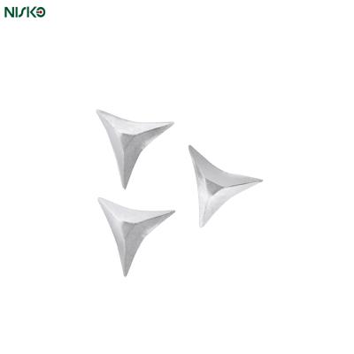 China Plastic Corner Protectors Metal Angle Pads 50mm Furniture Protection Silver for sale