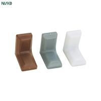 China Plastic Corner Connectors L-Shaped Furniture Joinery Fittings for 16mm Panels for sale