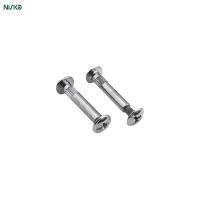 China Stainless Steel Combined Bolt Dual Headed Fastener for Cabinet Furniture Assembly M6 for sale
