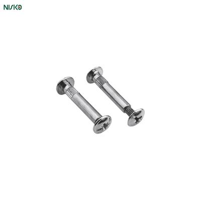 China Stainless Steel Combined Bolt Dual Headed Fastener for Cabinet Furniture Assembly M6 for sale