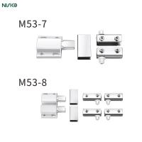 China Polished Stainless Steel Door Latch M53-7 M53-8 Cabinet Fittings 2 Pack for sale