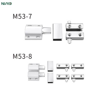 China Polished Stainless Steel Door Latch M53-7 M53-8 Cabinet Fittings 2 Pack for sale