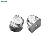 China Stainless Steel Round Glass Clamp 10kg Load Capacity for Glass Panel Fastening for sale