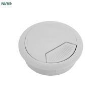 China Round Cable Grommet Cabinet Fittings 50mm Lightweight Wear Resistant Plastic for sale