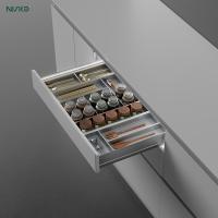 China Pull-out Modular Cutlery Tray Storage Basket Flatware Tray Drawer Kitchen Accessories for sale