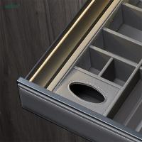 China Pull Out Makeup Cosmetic Applicator Box Vanity Drawer Tray with LED Light - 600mm to 900mm Sizes for sale