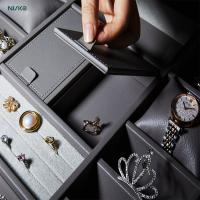 China Pull Out Jewelry Closet Drawer with LED Light 600mm 800mm Cabinet Organizer for sale