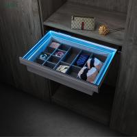 China H503-X Modular Wardrobe Organizer Drawer with LED Lighting 495-795mm Width and 30kg Load Capacity for sale