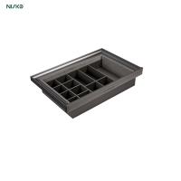 China Pull Out Wardrobe Basket with LED Light for Underwear Bras Scarves Storage Drawer Organization for sale