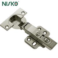 China 2D Adjustable Hydraulic Soft Closing Cabinet Door Hinge 18-25mm Zinc Alloy for sale