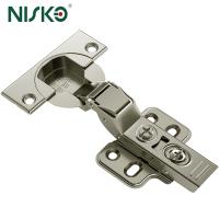 China 2D Adjustable Hydraulic Soft Closing Cabinet Door Hinge 18-25mm Zinc Alloy for sale