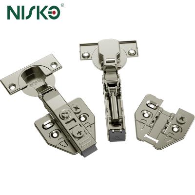 China 3D Adjustable Soft Closing Cabinet Door Hinges Heavy Duty Clip On for 18-25mm Doors for sale