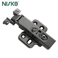 China 2D Soft Closing Hydraulic Aluminum Frame Door Fixed Hinge for Kitchen Cabinet for sale
